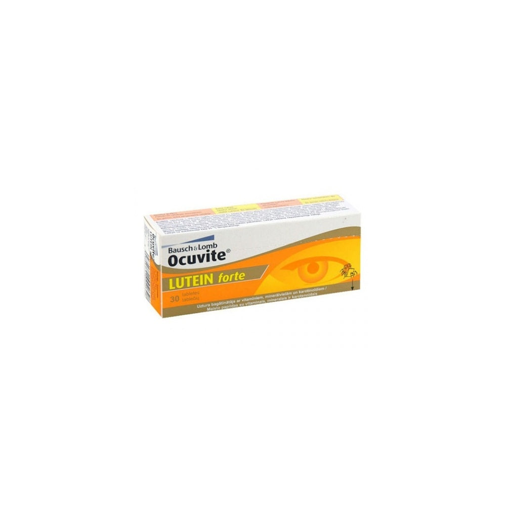 Ocuvite Lutein Forte Food Supplement With Vitamins, Trace Minerals & C ...