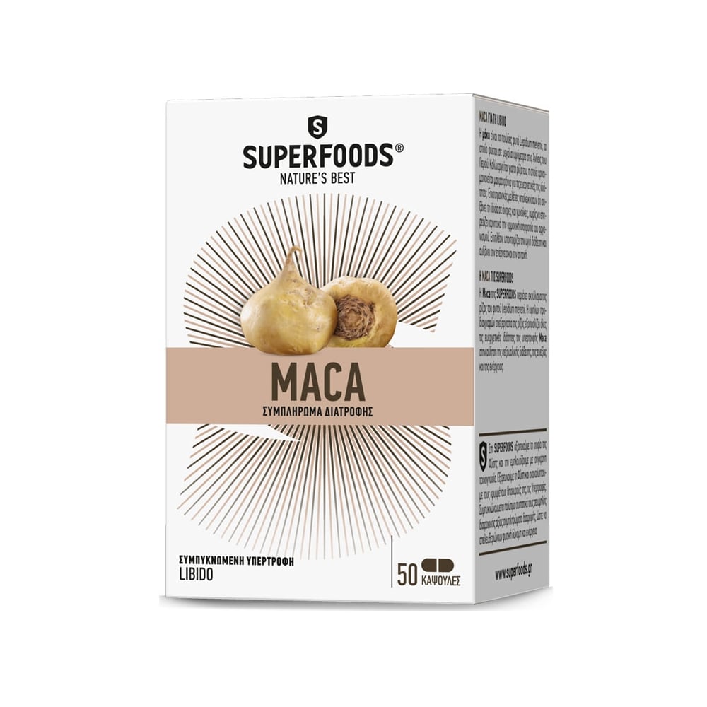 Maca 300mg 50caps – Pharmeden Limited